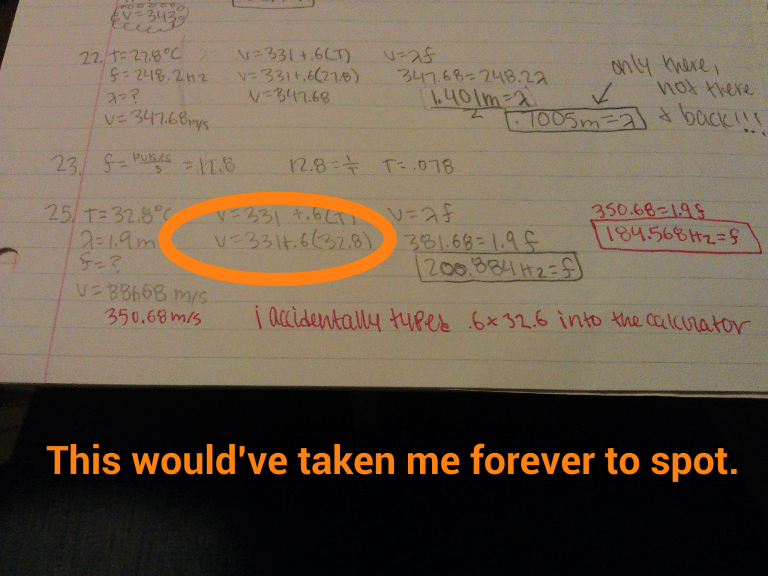 Students Correcting their Mistakes — Immediately – Megan Hayes-Golding