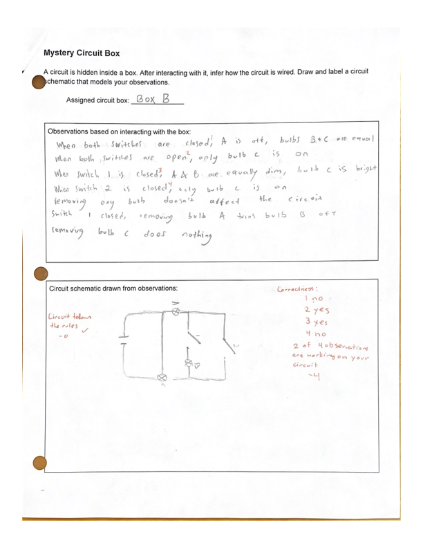 Spring Lab Practical 1: Electricity – Megan Hayes-Golding
